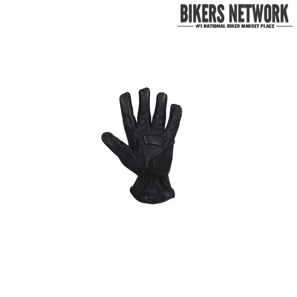 Black Leather Riding Gloves – BNGLVZ97-BLK – Bikers Network