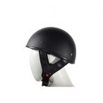 Flat Black DOT Approved Motorcycle Helmet – BNFHS1100-FLAT – Bikers Network