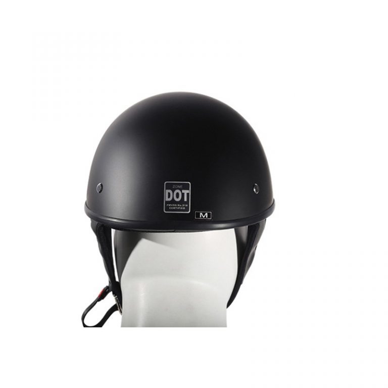Flat Black DOT Approved Motorcycle Helmet – BNFHS1100-FLAT – Bikers Network