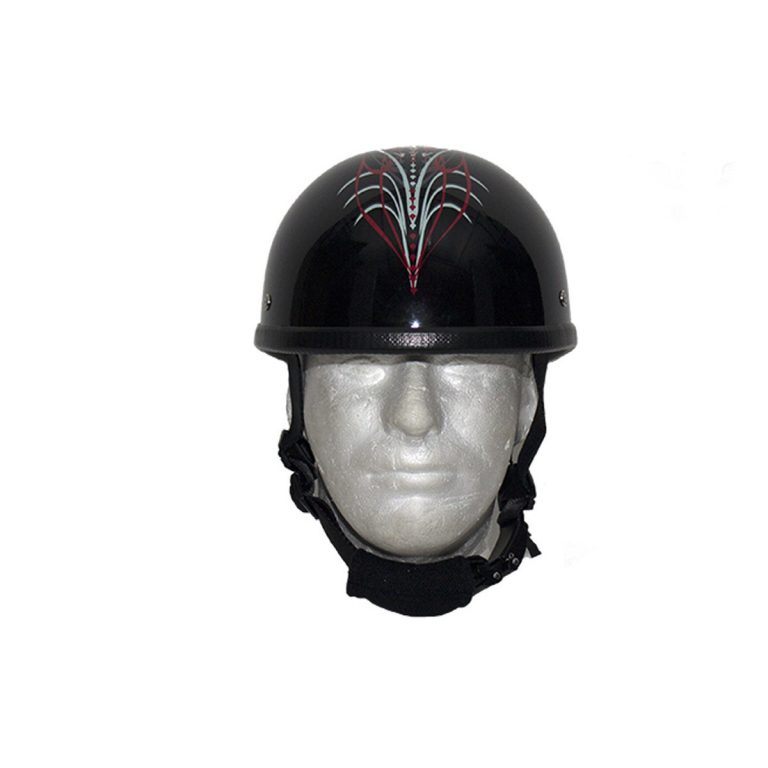 Crimson Knight Novelty Motorcycle Helmet – BNSH401-D6-RED – Bikers Network