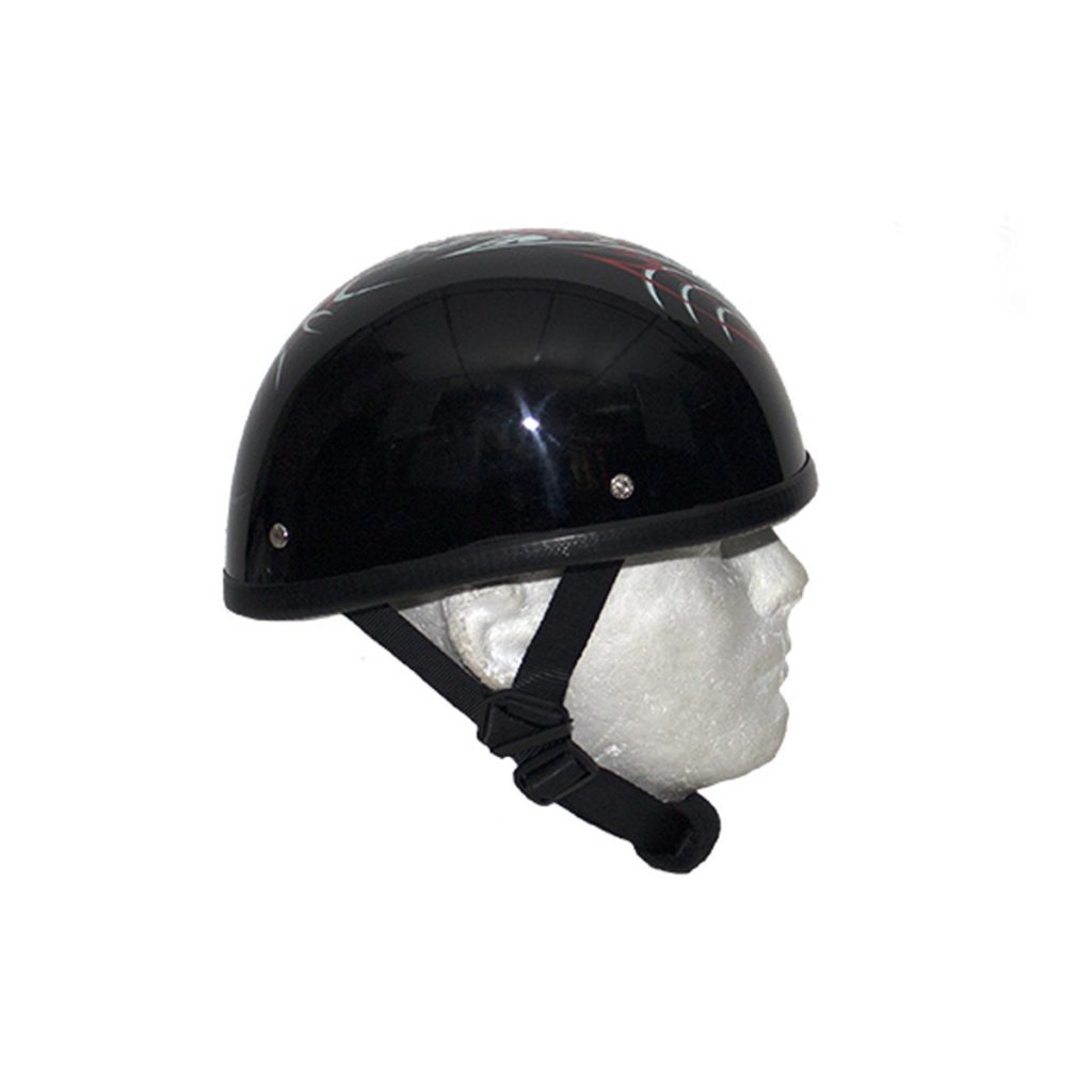 Crimson Knight Novelty Motorcycle Helmet – BNSH401-D6-RED – Bikers Network