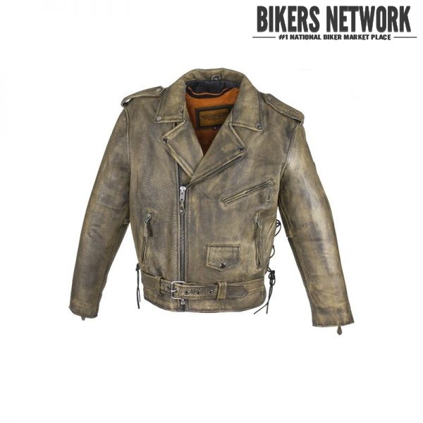 Men’s Brown Motorcycle Jacket with Gun Pockets – BNMJ201-12 – Bikers ...