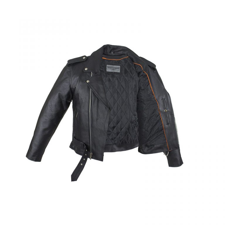 Mens Classic Motorcycle Jacket with Zip-Out Lining – BNMJ202-SS ...