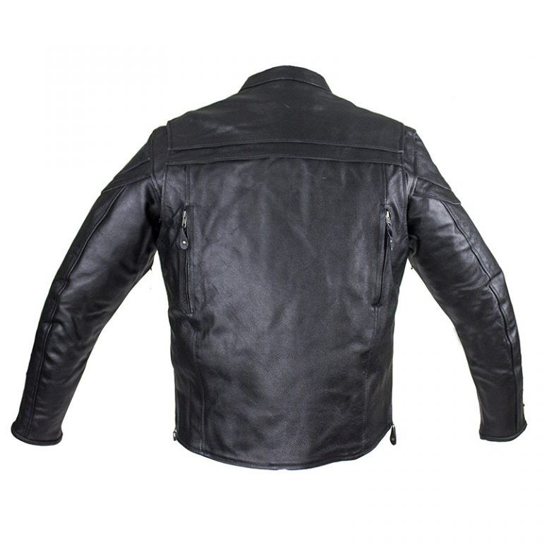 Men’s Reflective Leather Concealed Carry Jacket – BNMJ796-SS – Bikers ...