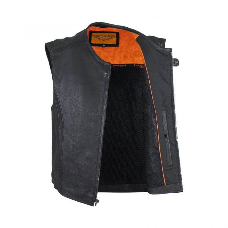 Mens Speedster Motorcycle Club Vest – BNMV8012-11 – Bikers Network