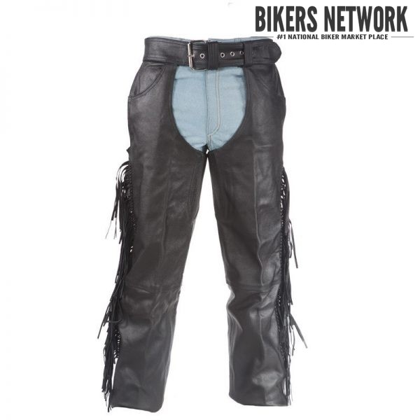 Top Grade Genuine Leather Chaps With Braid & Fringe – BNC337-04 ...