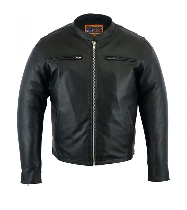 Men’s Sporty Motorcycle Cruiser Jacket – BNDS714 – Bikers Network